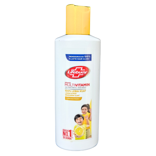 LIFEBUOY ANTIBACTERIAL BODYWASH LEMON FRESH (KUNING) (100ml x6pcs) x6pack